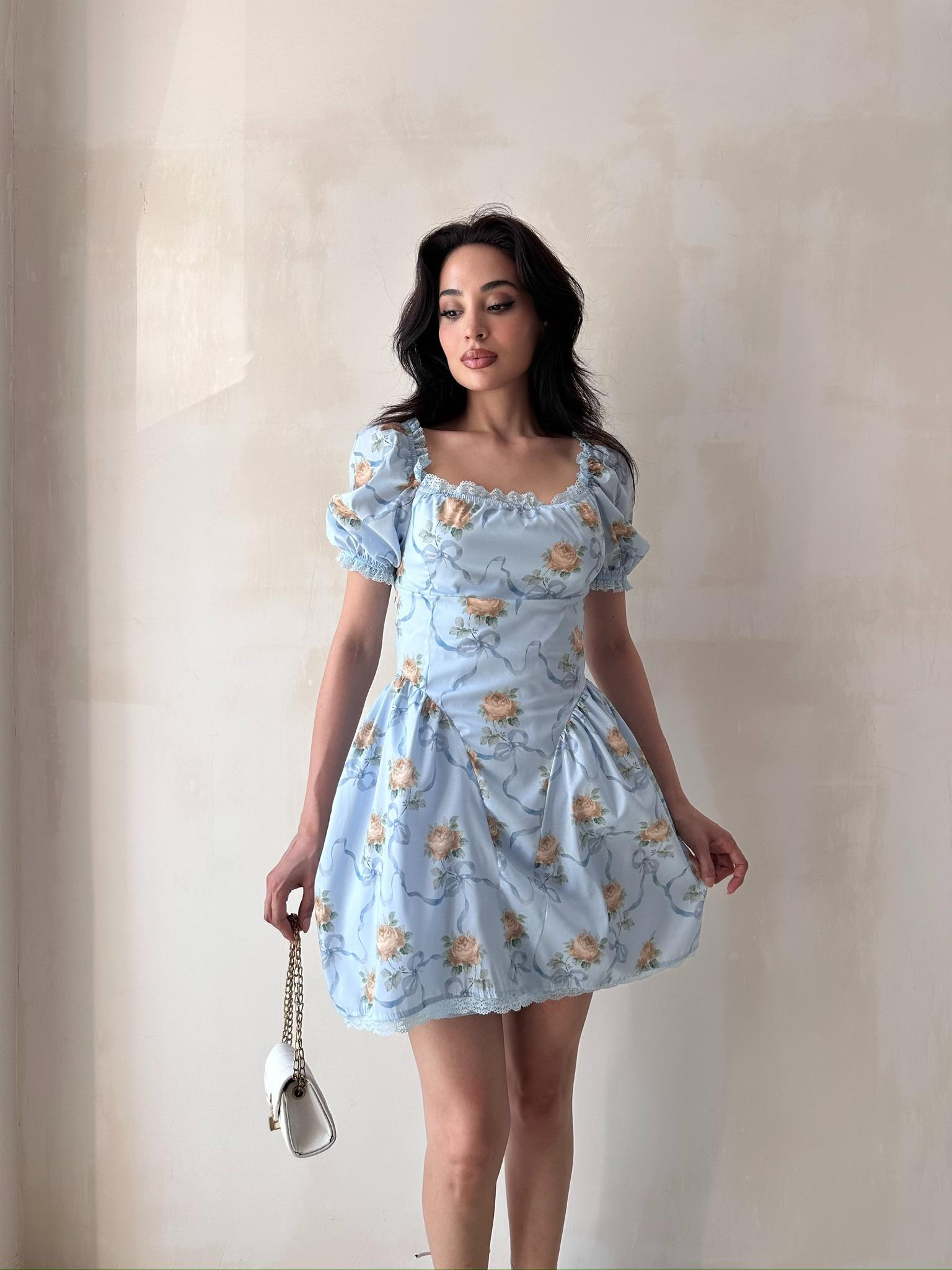 ALBROW Mini Elbise 4453 - ELBİSE Mooi Butik
