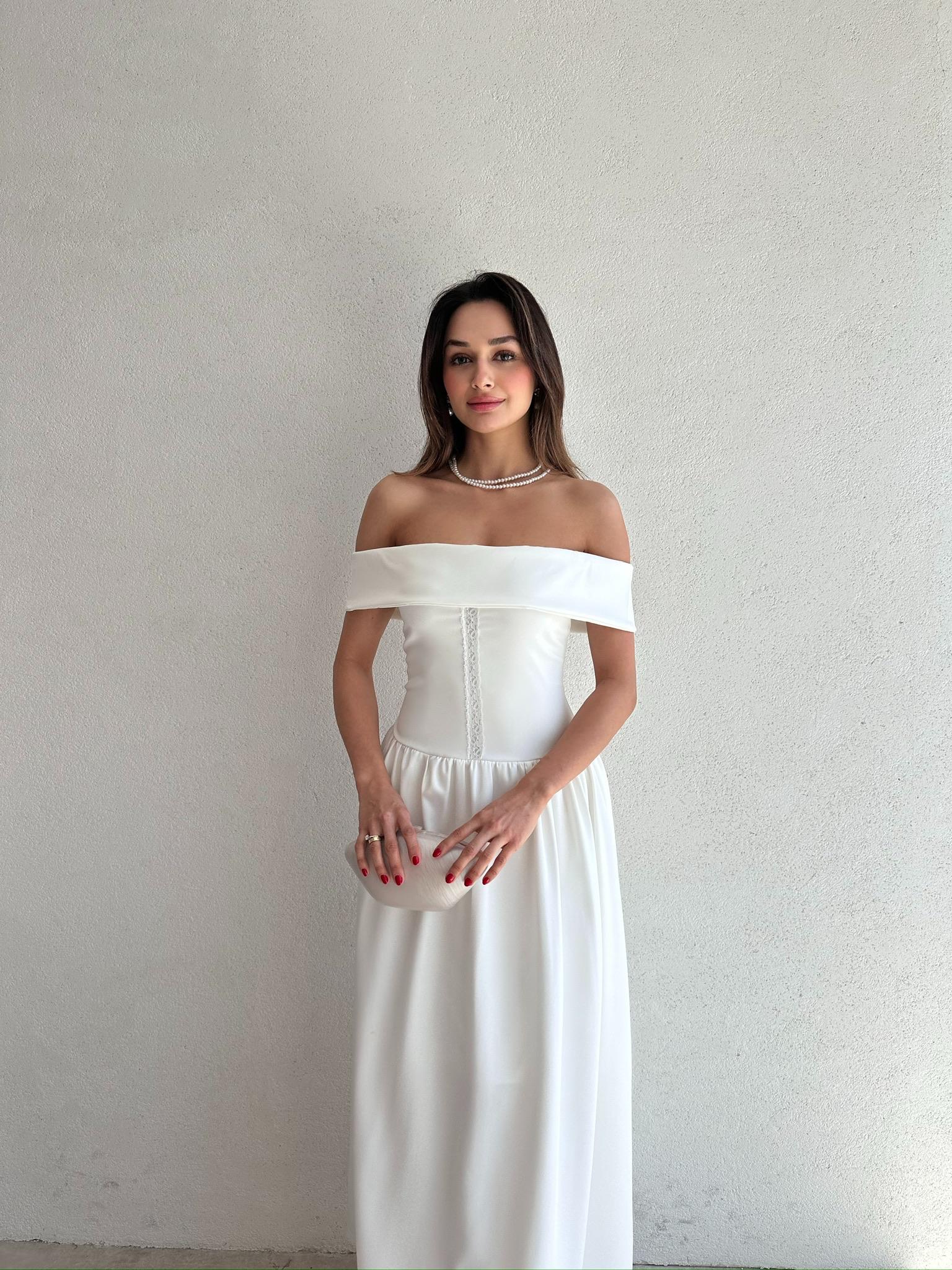 ALPHER Maxi Elbise 9865 - ELBİSE Mooi Butik