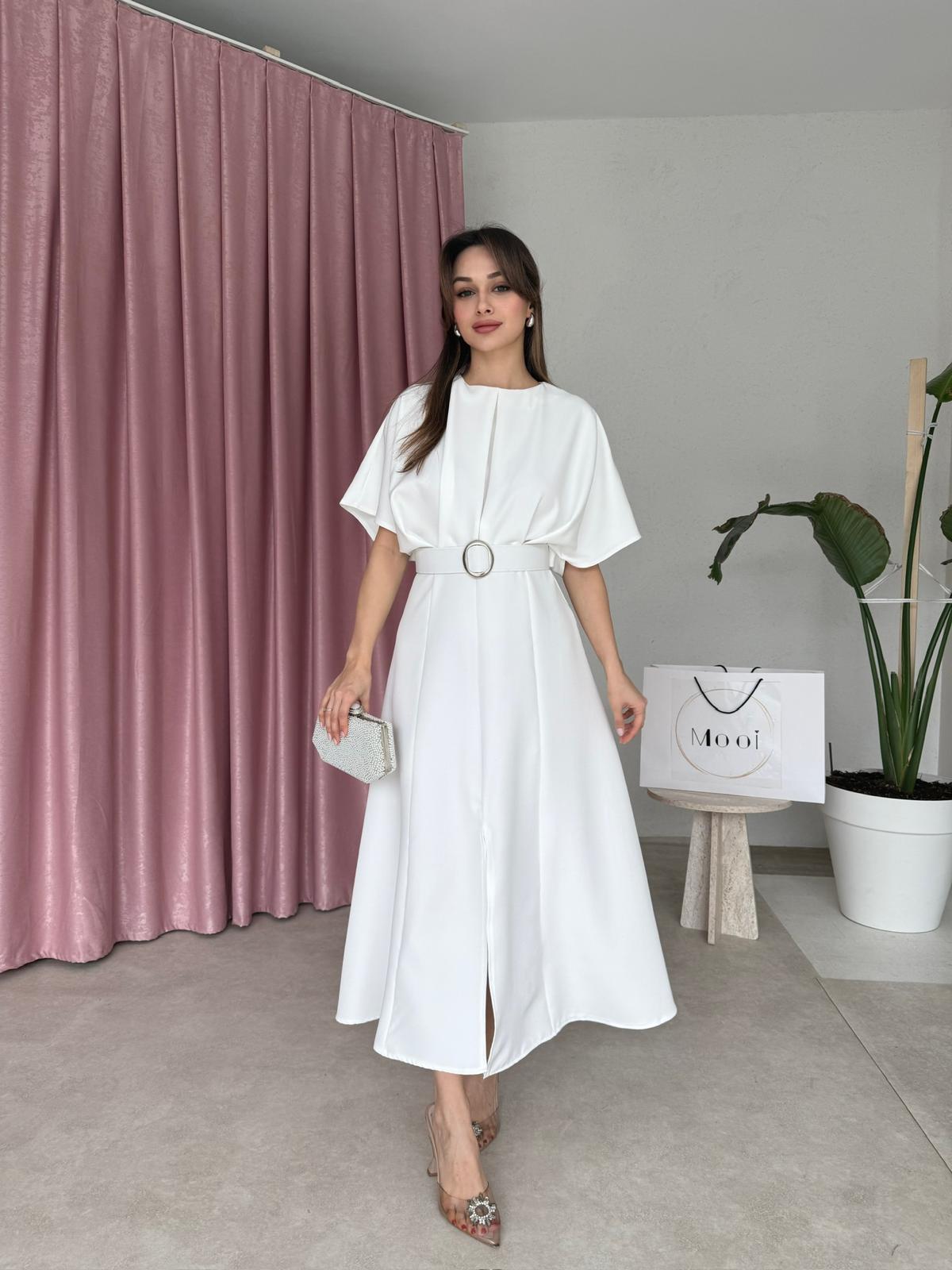 ARTHUR mini elbise 2056 - Beyaz ELBİSE Mooi Butik