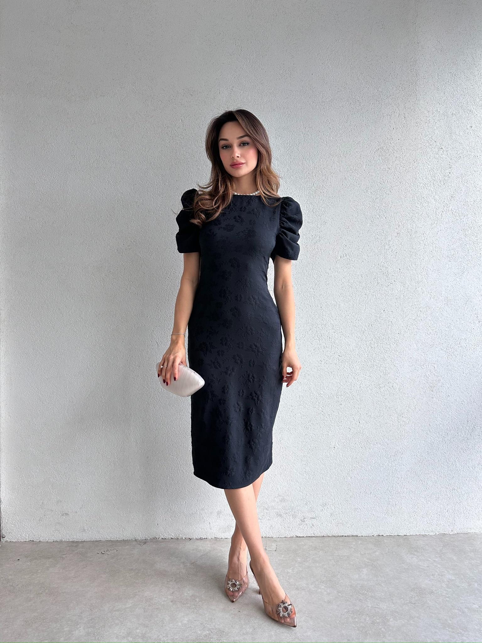 CALLOW Midi Elbise 8832 - ELBİSE Mooi Butik