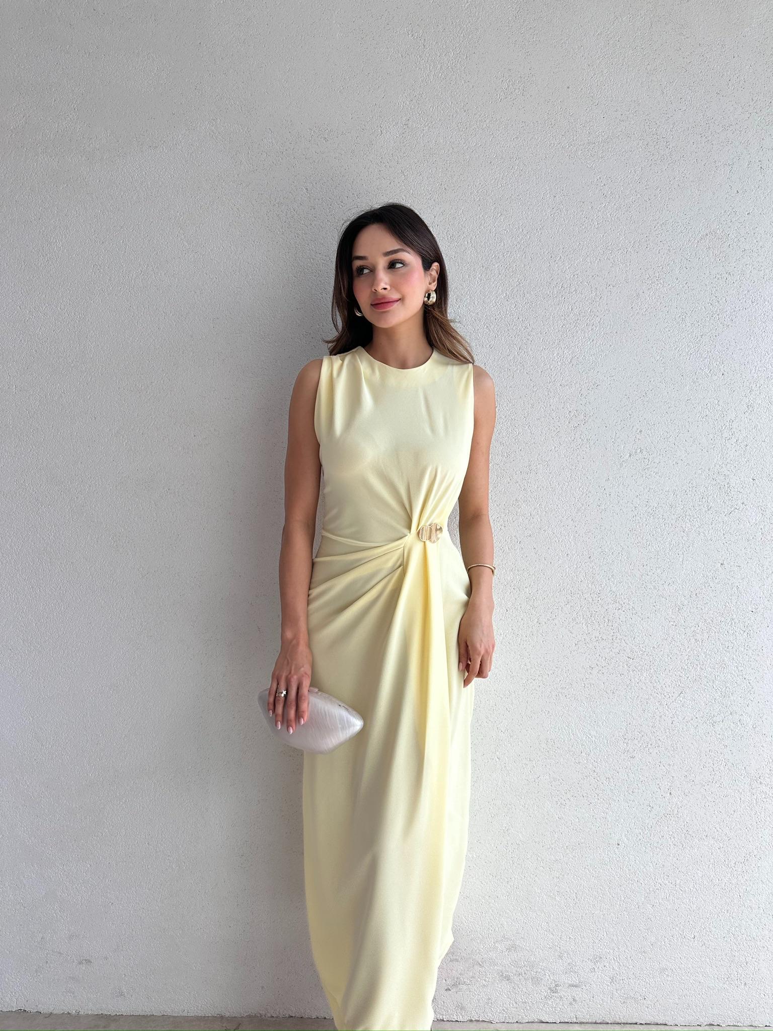 CLESİ Midi Elbise 4567 - ELBİSE Mooi Butik