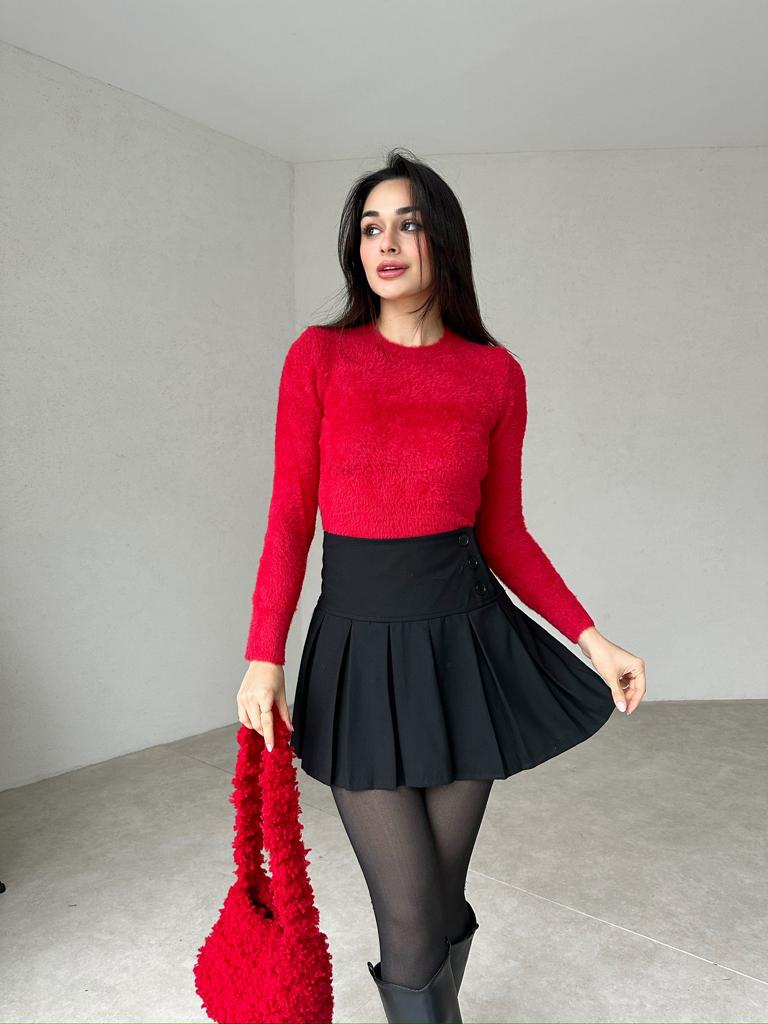 DAMİCO Siyah Etek 4733 ETEK Mooi Butik