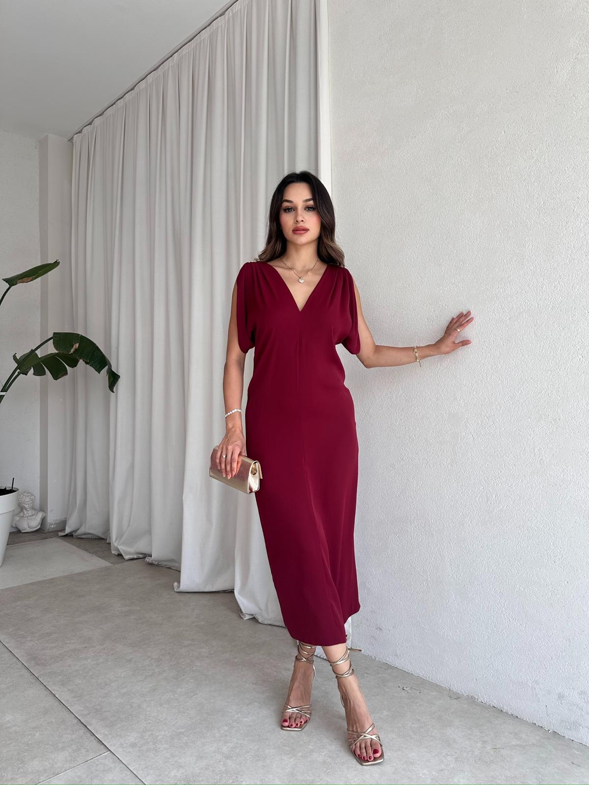 DEMON Midi Elbise 8304 - ELBİSE Mooi Butik