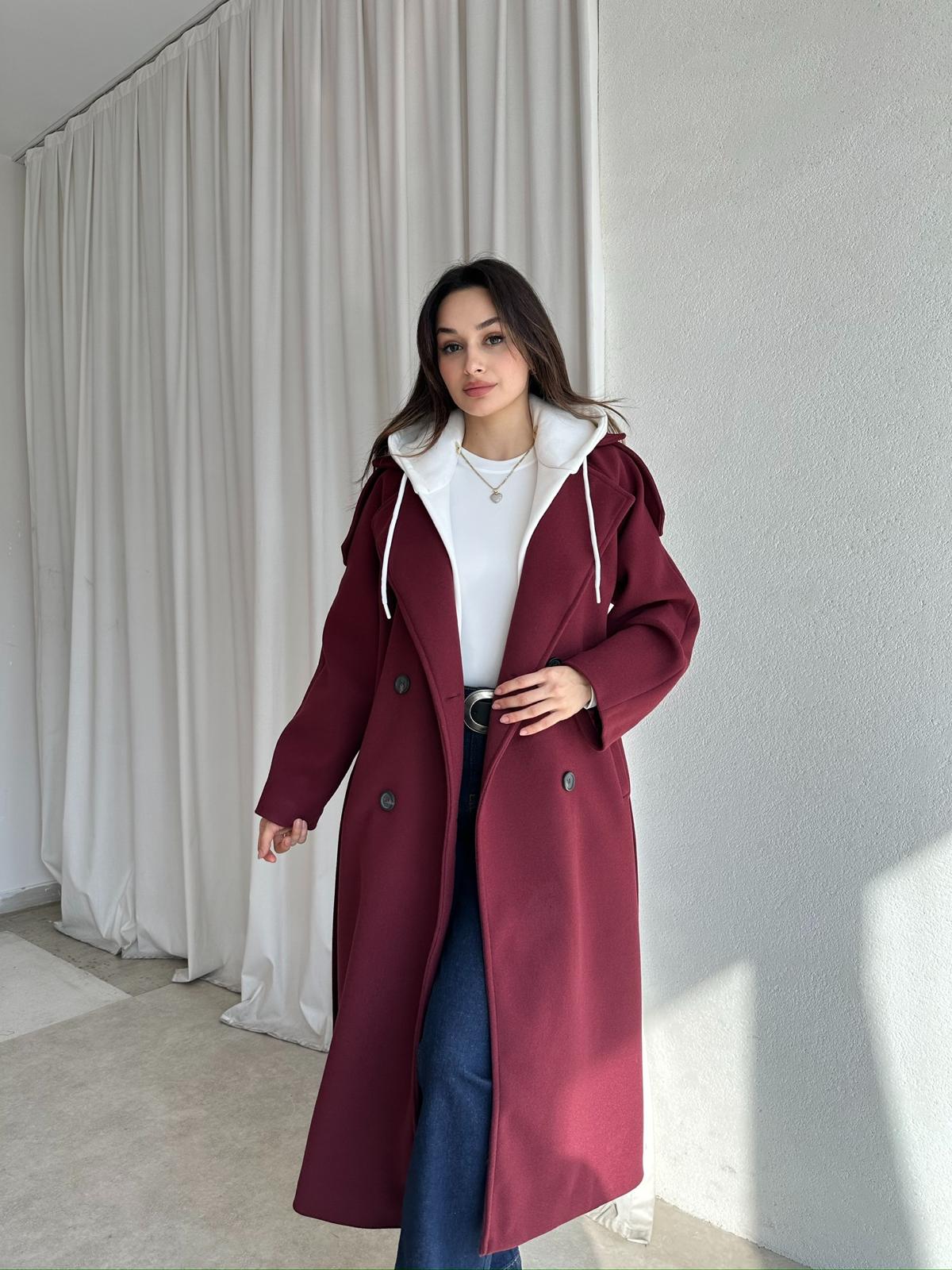 LİNKA Kaban 2500 - Bordo KABAN Mooi Butik