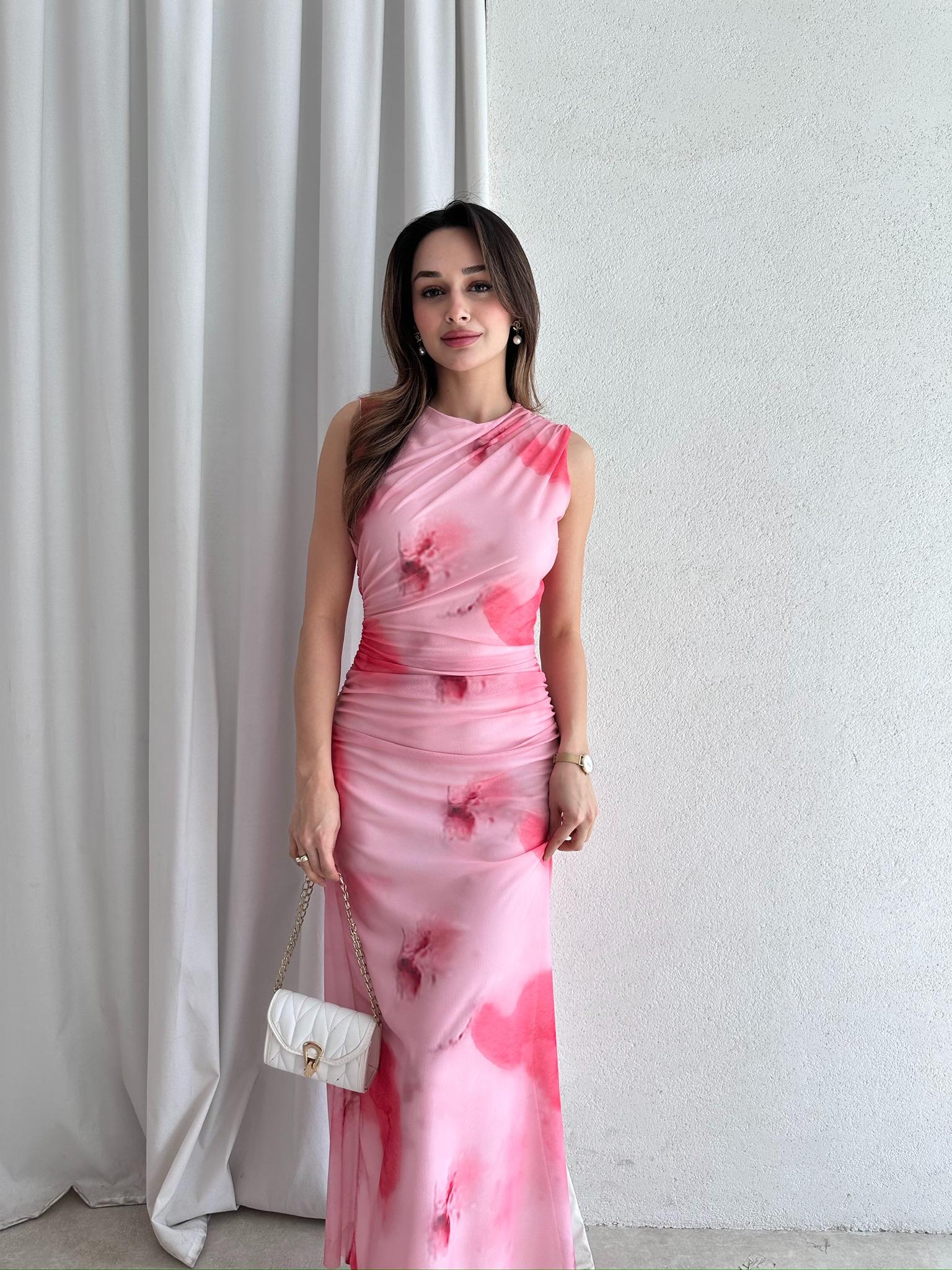 ROMEDA Maxi Elbise 4632 - ELBİSE Mooi Butik