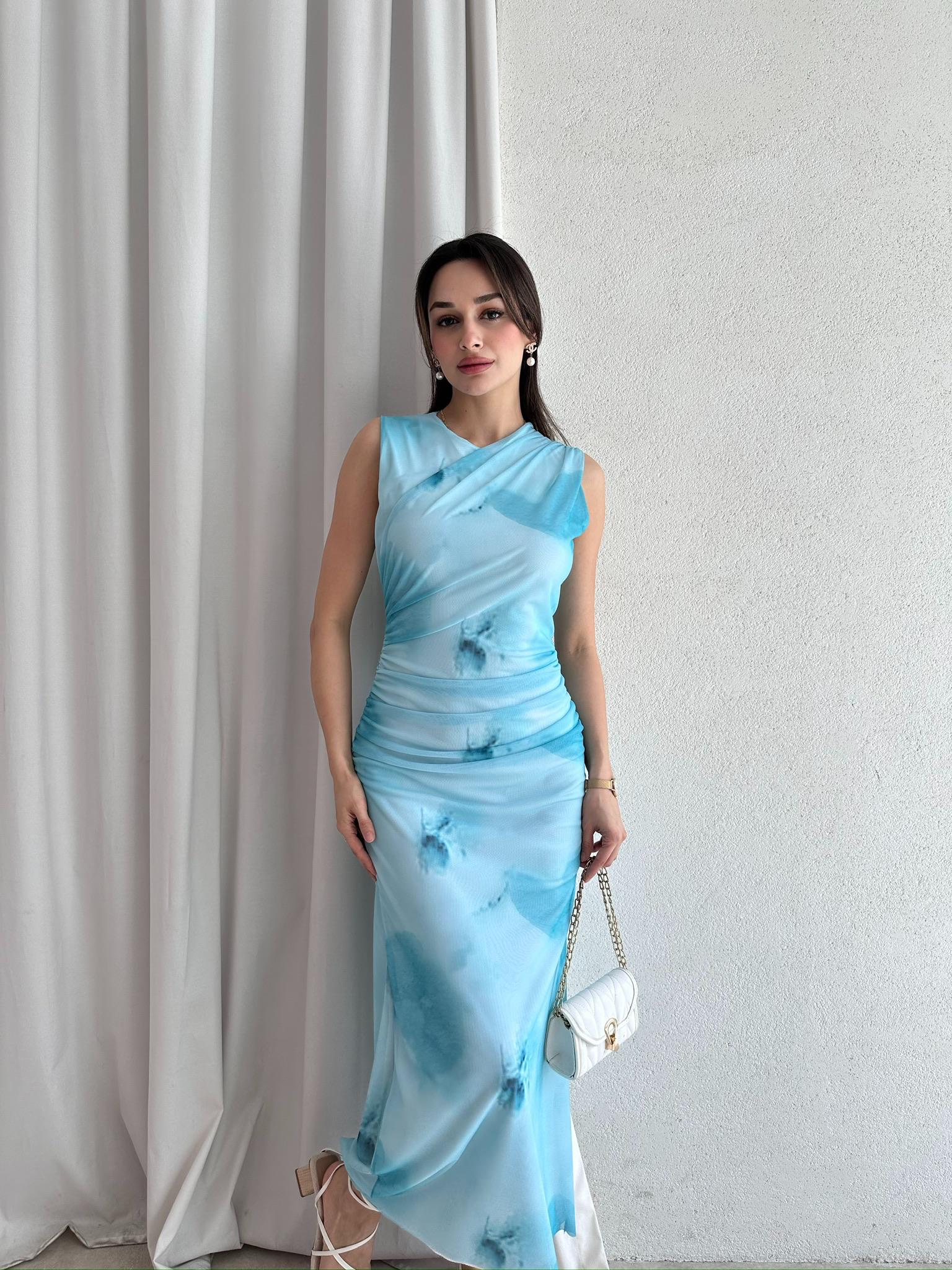 ROMEDA Maxi Elbise 4632 - ELBİSE Mooi Butik