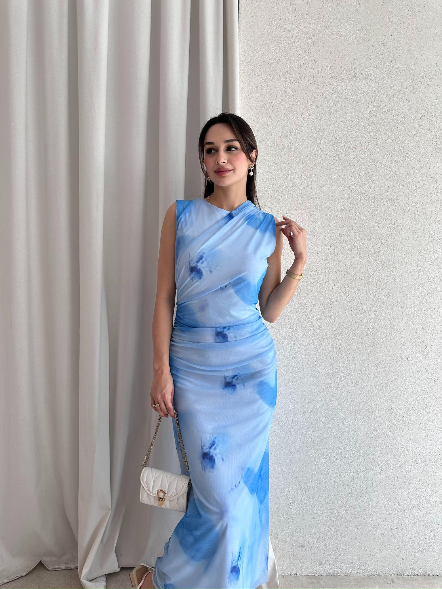 ROMEDA Maxi Elbise 4632 - ELBİSE Mooi Butik