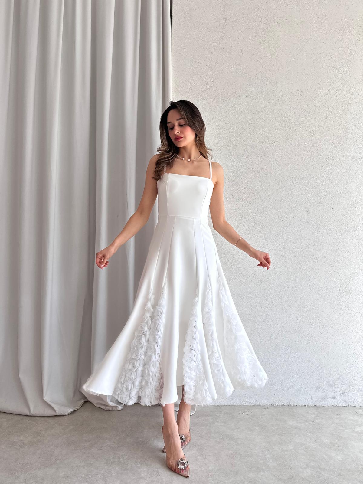 SASSAİ Midi Elbise 7833 - ELBİSE Mooi Butik