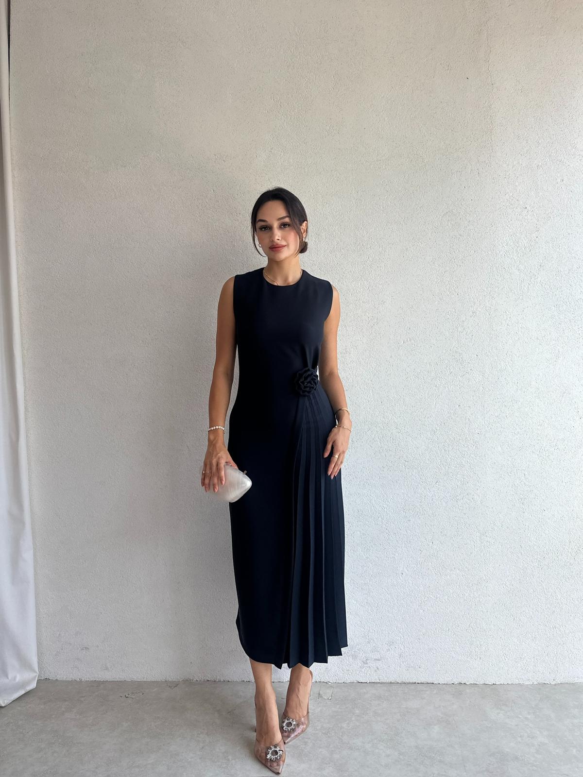 TRAVİS Midi Elbise 8029 - ELBİSE Mooi Butik
